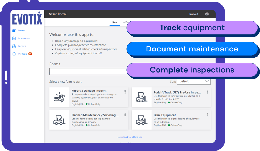 Asset Management Software | Evotix